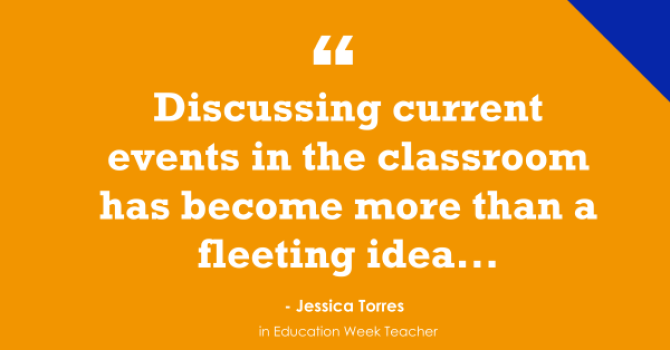 Seven Ways to Bring Current Events Into the Classroom (Opinion)