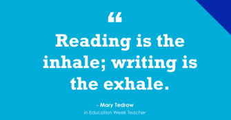 'Writing Directly Benefits Students' Reading Skills' (Opinion)