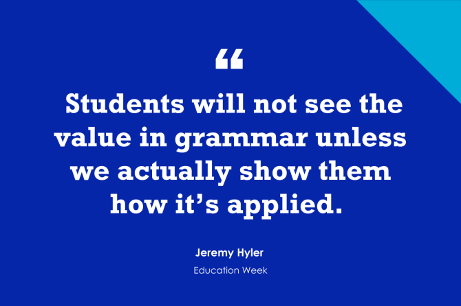 Seven Strategies for Grammar Instruction (Opinion)