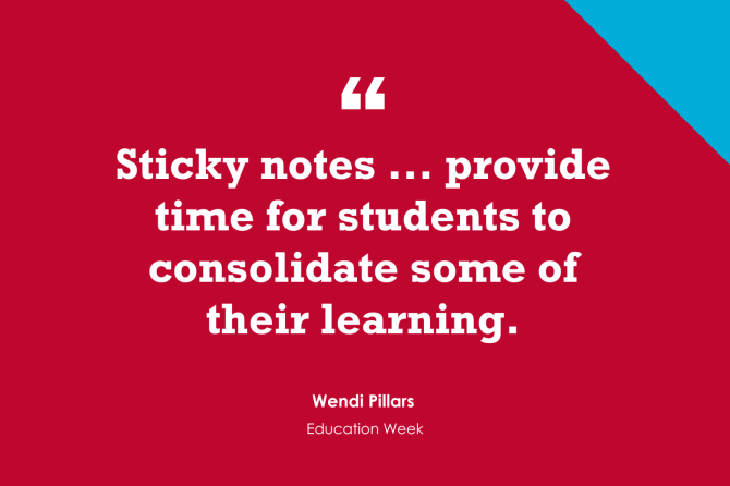 Sticky Notes and Student Choice Can Go a Long Way Toward Boosting ...
