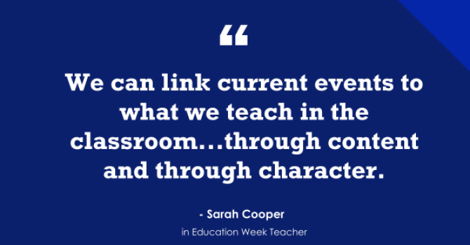 Seven Ways to Bring Current Events Into the Classroom (Opinion)