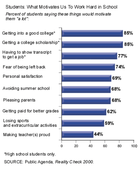 Students: What Motivates Us to Work Hard in School