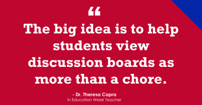 Effective Strategies for Using Online Student-Discussion Boards (Opinion)